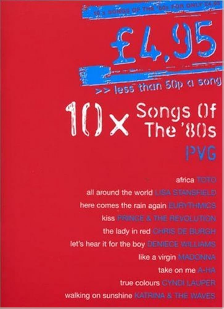 10 x Songs of The 80's - PVG (Copy) – Larch Music Ltd.