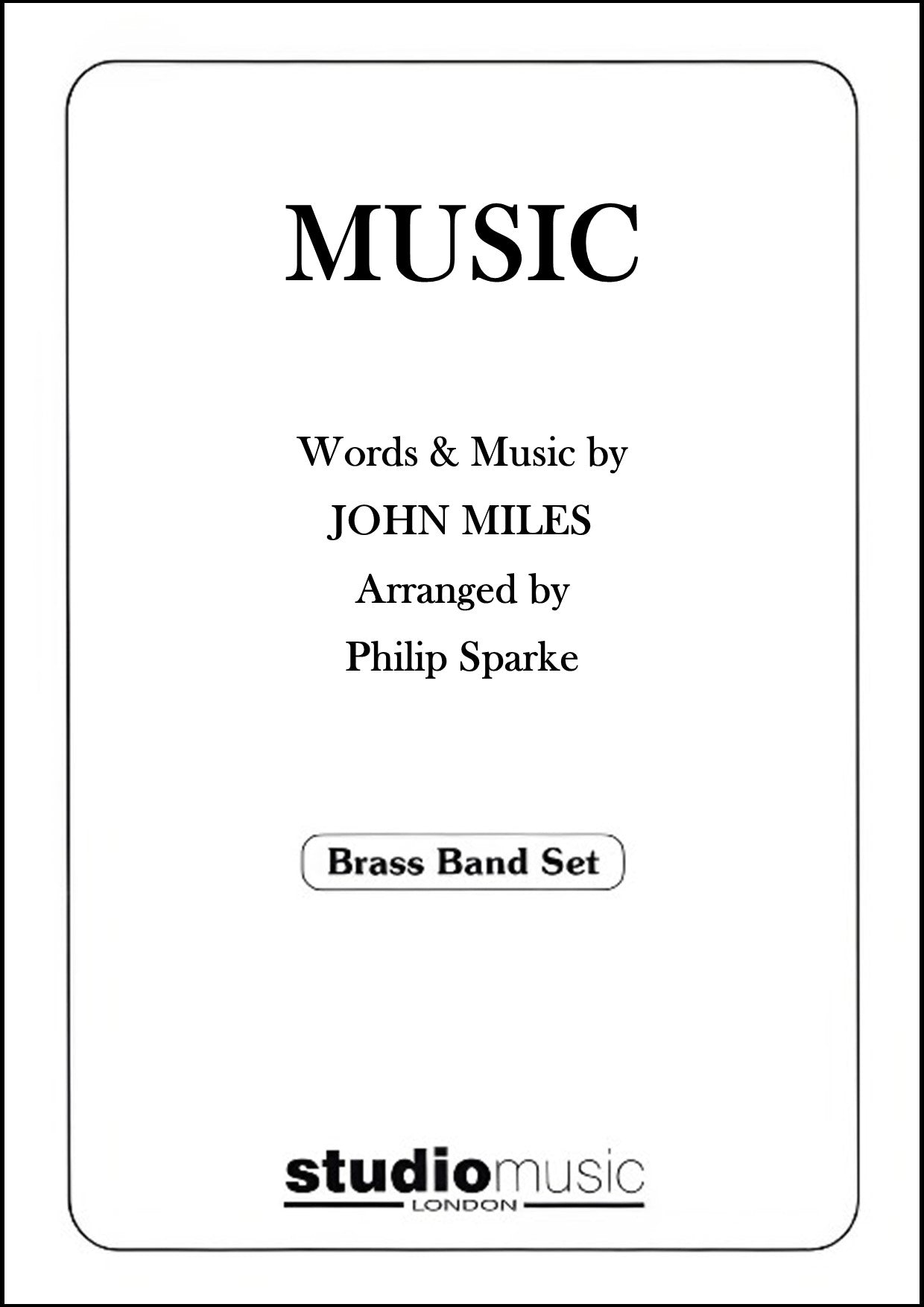 Music - Brass Band Sheet Music Score & Parts – Larch Music Ltd.